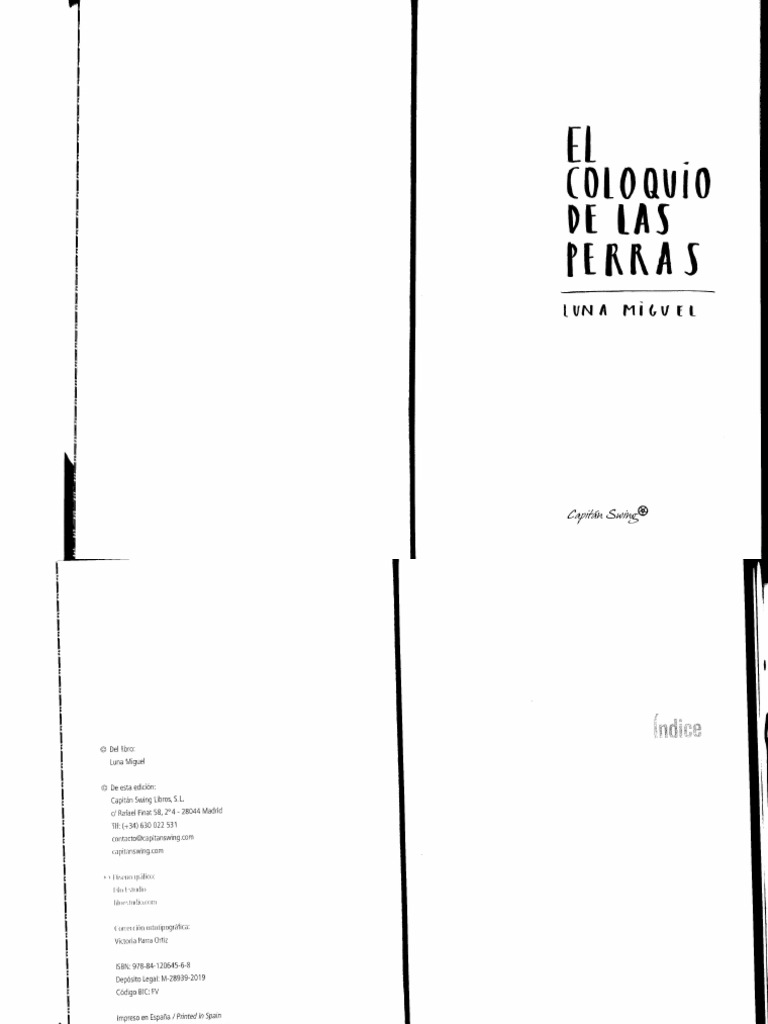 Luna Miguel - El Coloquio de Las Perras | PDF