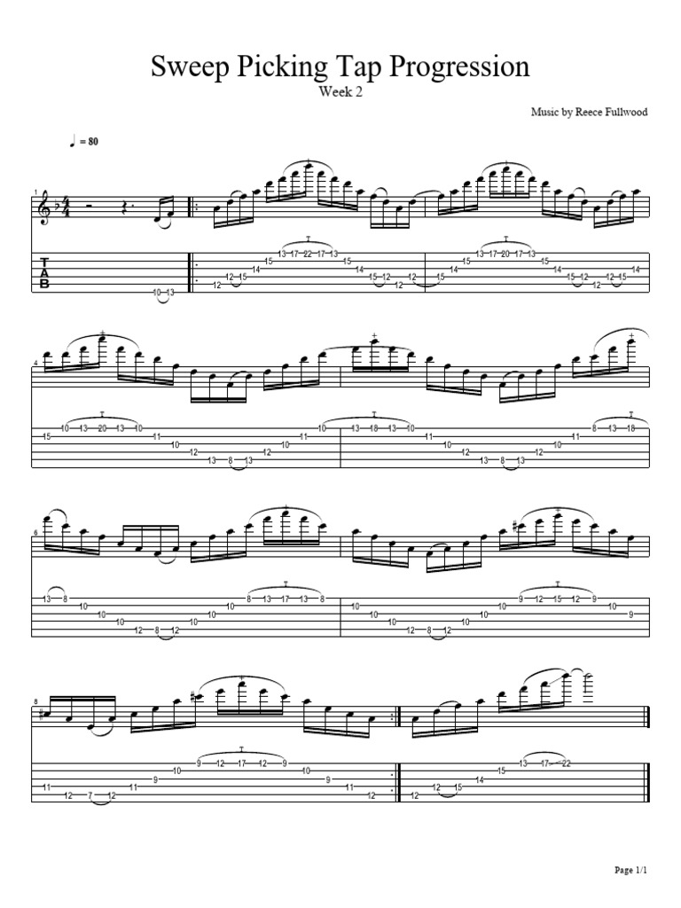 Ejercicio 6 Sweep Con Tapping | PDF