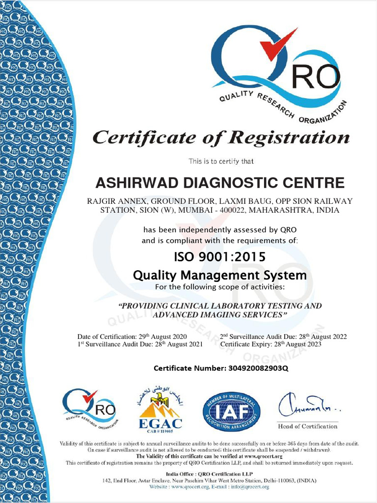ISO Certified Diagnostic Services | PDF | Business | Technology ...