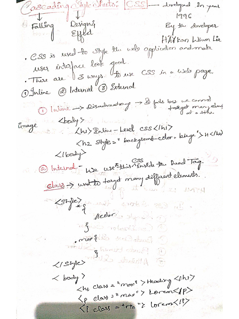 Css 1st Half | PDF