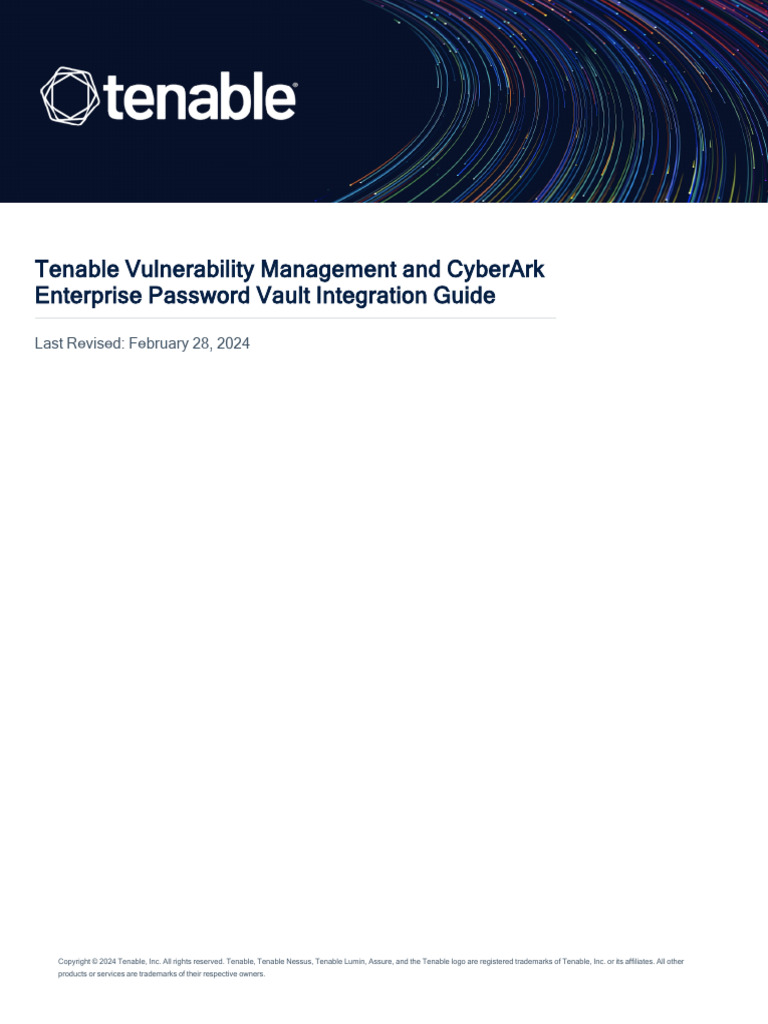 Tenableio and CyberArk Enterprise Password Vault Integration Guide ...