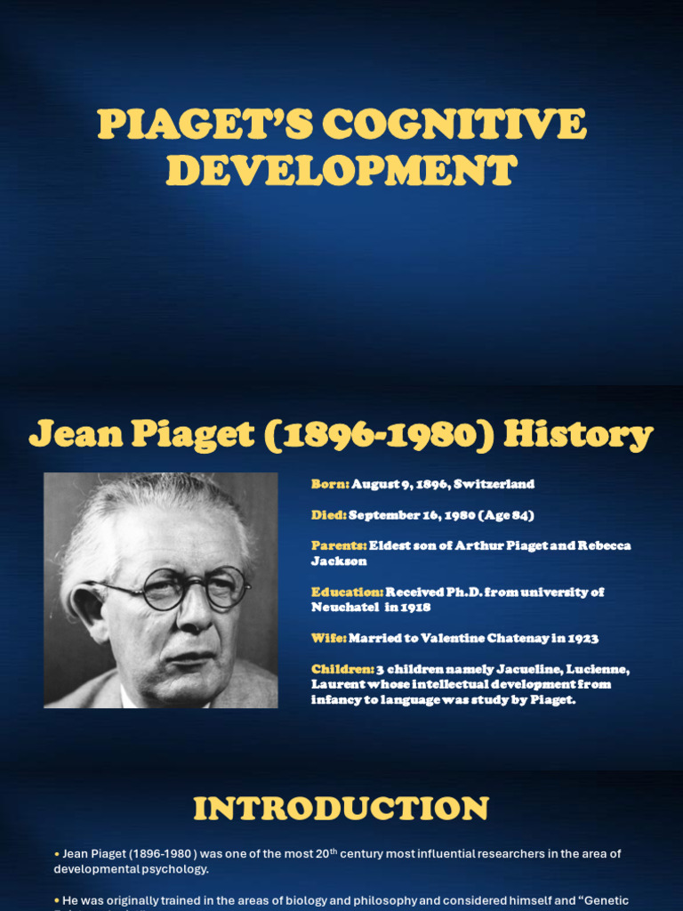 Presentation 3 | Download Free PDF | Cognition | Cognitive Development