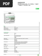 iEM3255 Energy Meter Datasheet | PDF | Electricity | Manufactured Goods
