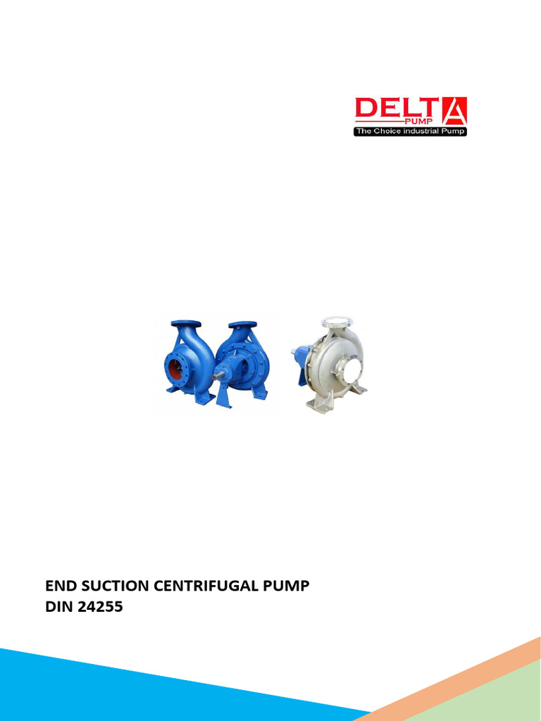 End Suction Centrifugal Pump | PDF | Pump | Chemical Engineering
