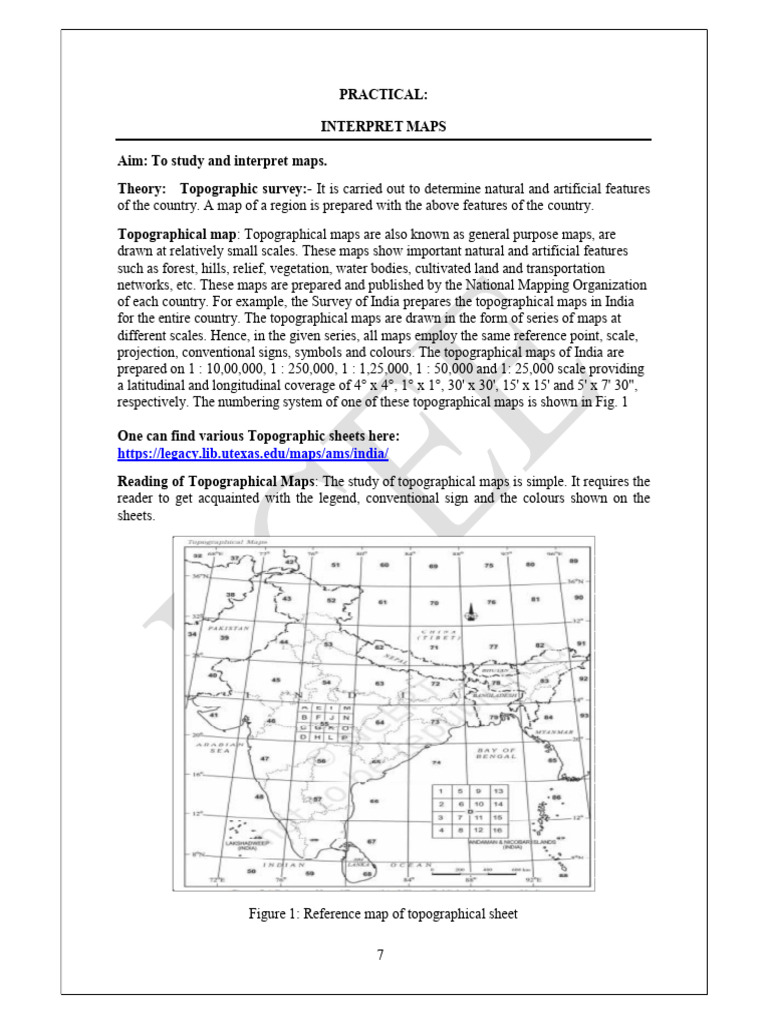 topographic map | PDF | Contour Line | Map
