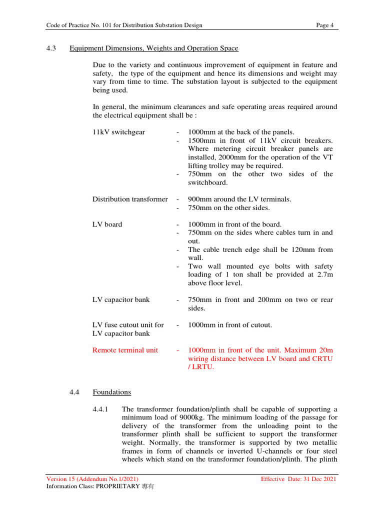 Cop101 Addendum 2021 (Capture From CLP Website | PDF | Electrical ...