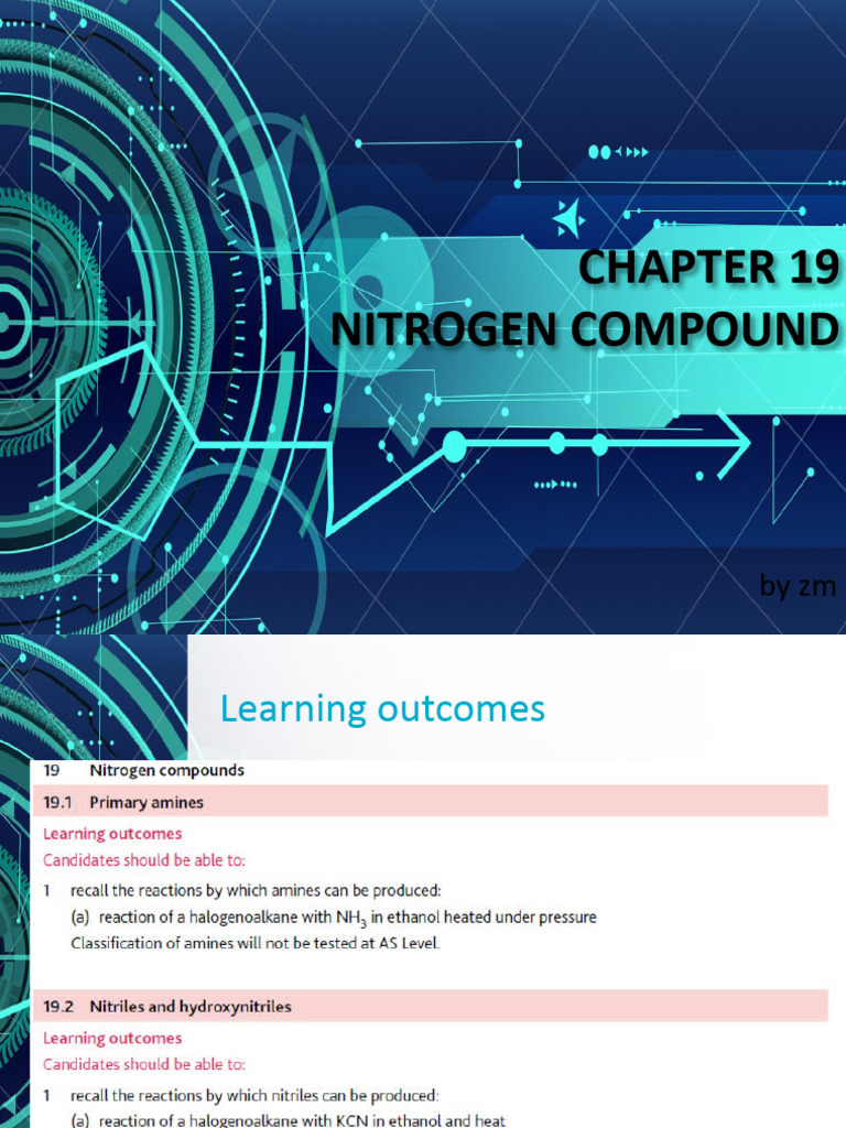 Nitrogen Compound | PDF | Hydrolysis | Acid