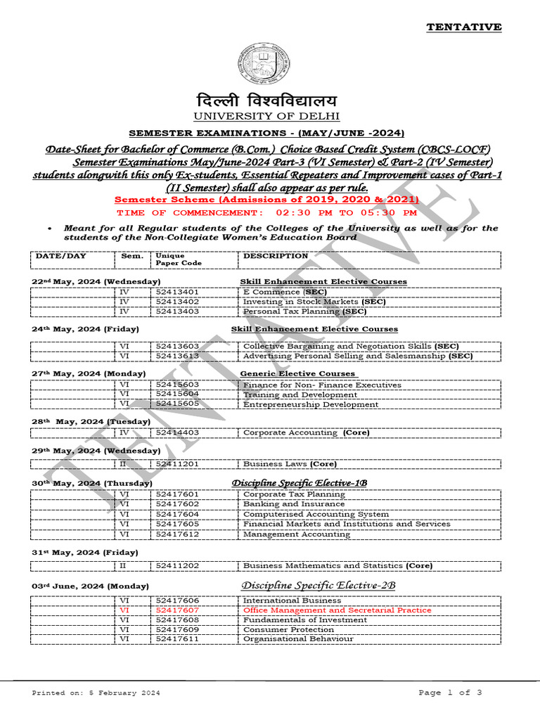 2024-02-06-Locf-Bcom-2024-Ii-Iv - Vi Sem (CBCS) | Download Free PDF ...