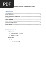 Mother Baby Report Hand Off Sheet and Assessment Tool 110411 Update ...