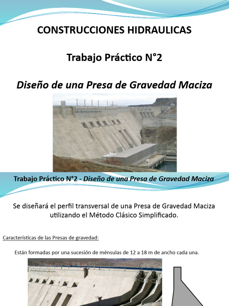 Presentacion TP 2 | PDF | Represa | Estrés (Mecánica)