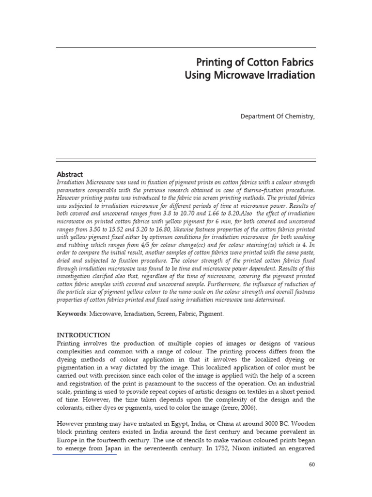 Test Report Microweb Fabric | PDF | Textiles | Dye