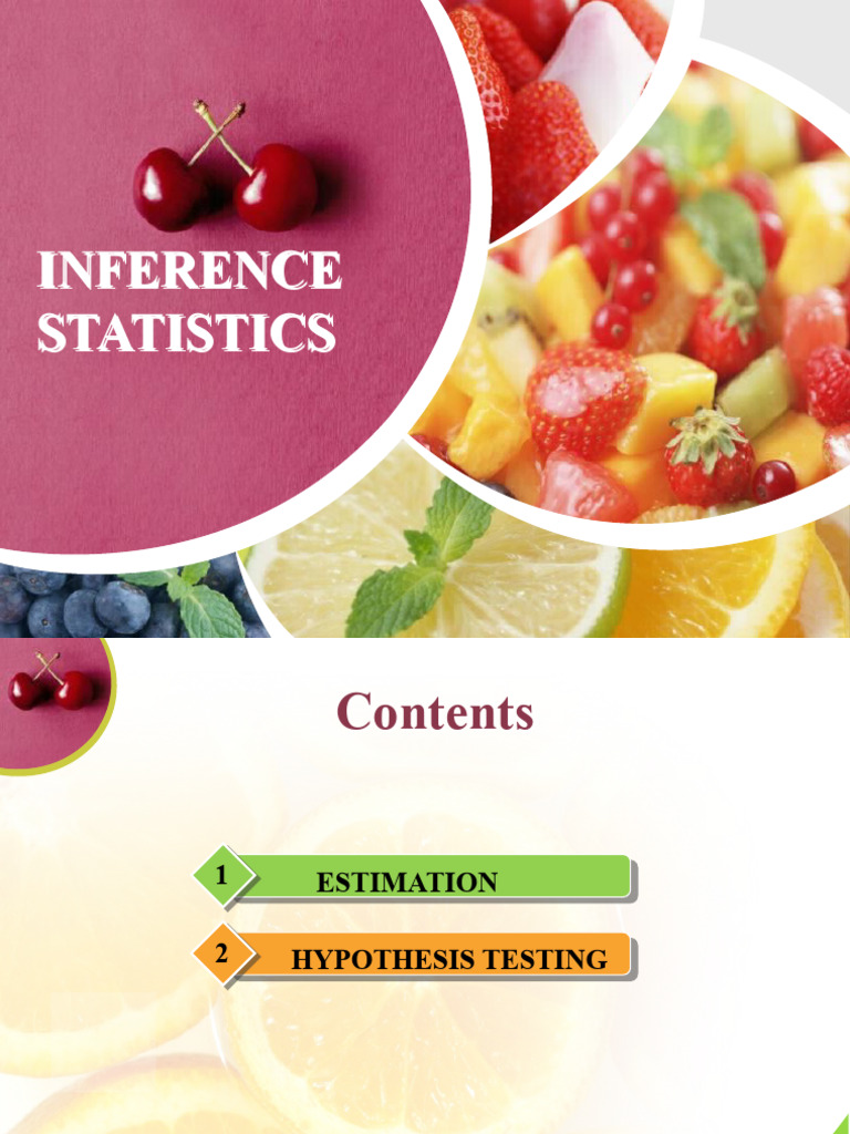 Inference Statistics | PDF | P Value | Statistical Hypothesis Testing