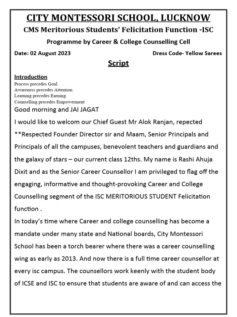 2nd August Script | PDF