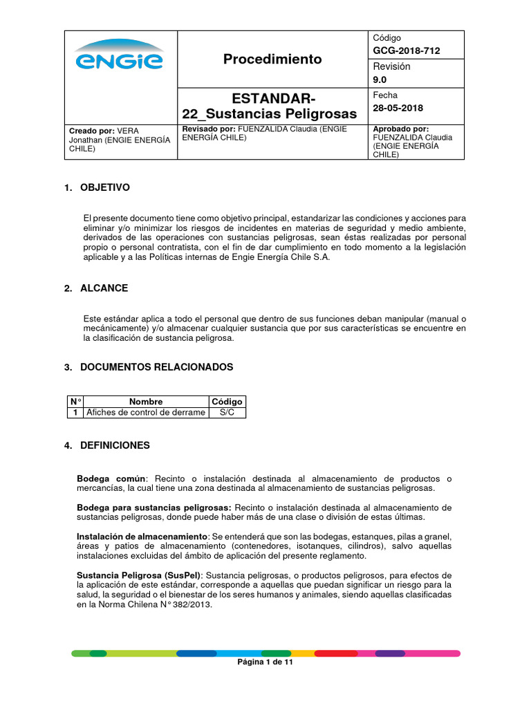 Manejo Seguro de Sustancias Peligrosas | PDF | Almacén | Transporte