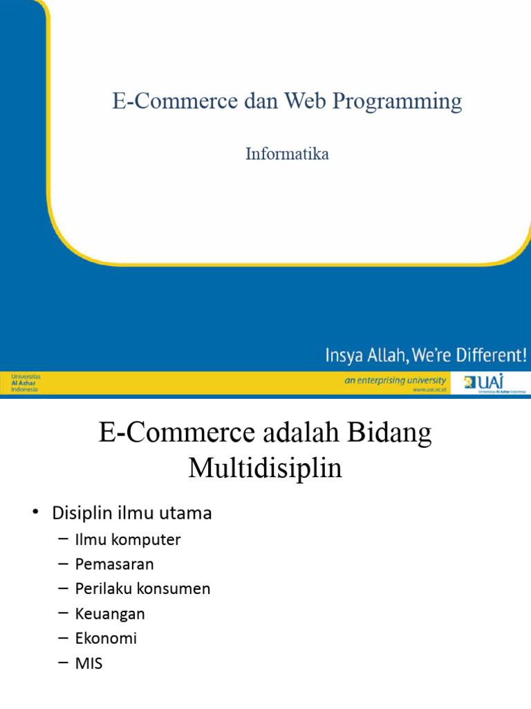 Pengantar E Commerce | PDF