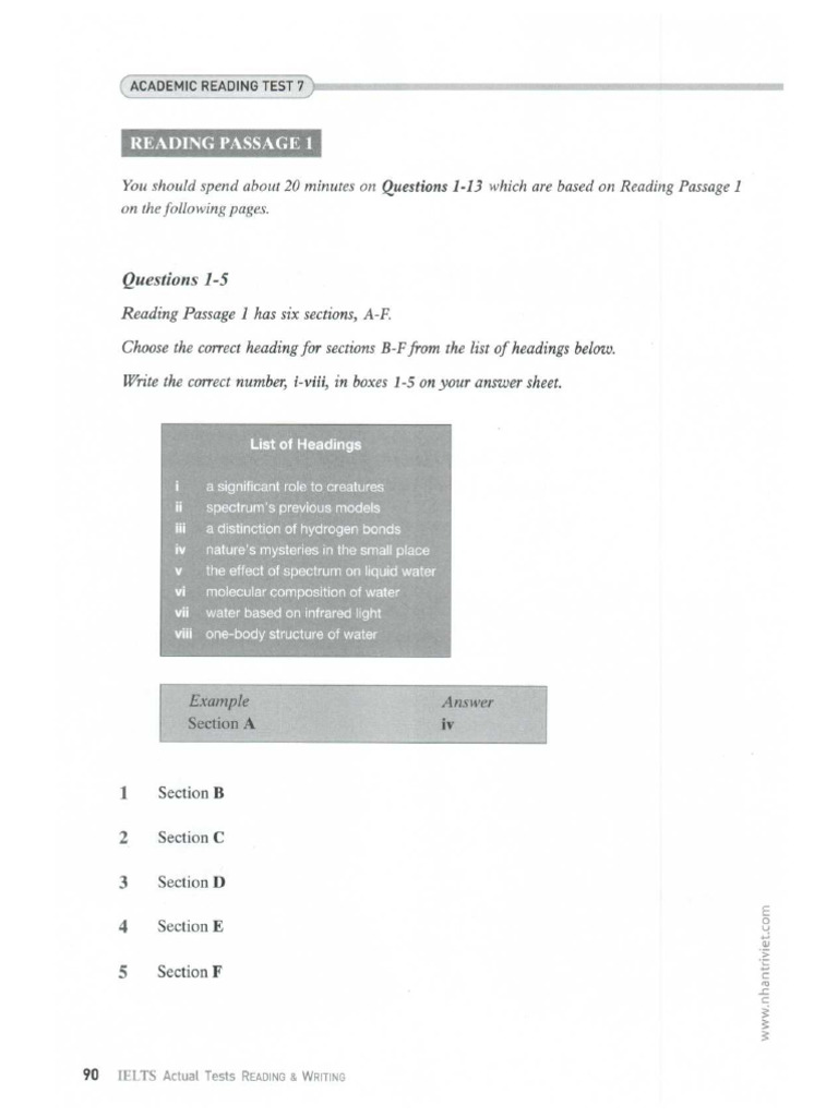 Real Exam Reading - 82-92 | PDF