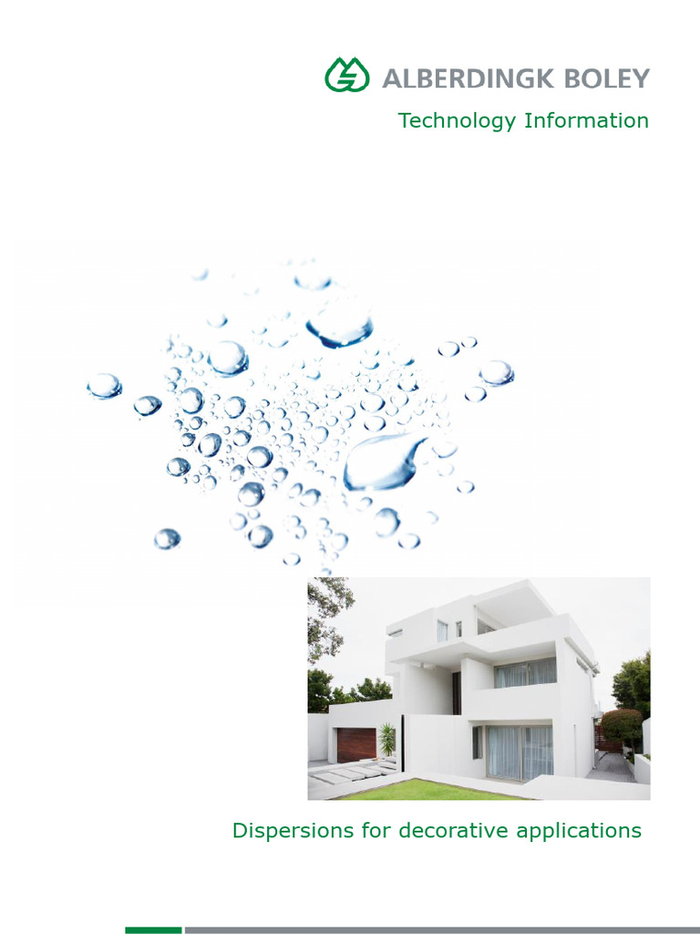 Alberdingk - Technology Information Decorative Coatings | PDF | Paint ...