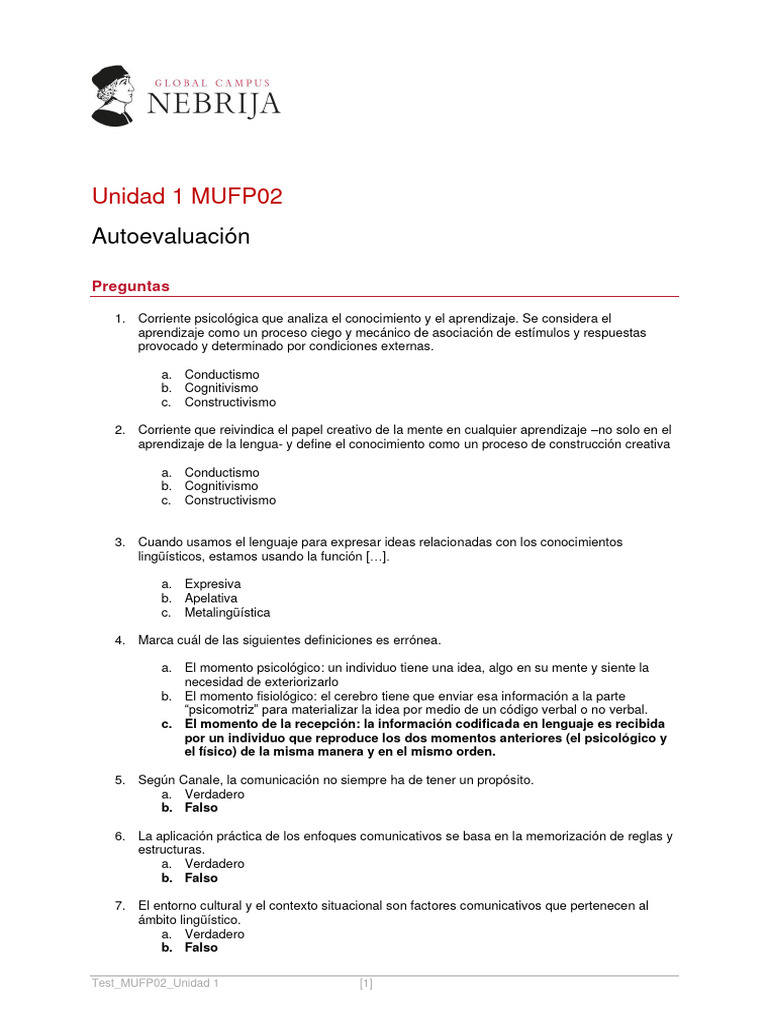 Plantilla_autoevaluaciones UNIDAD 1 MUFP02 | PDF | Aprendizaje | Sicología Plantilla_autoevaluaciones UNIDAD 1 MUFP02 | PDF | Aprendizaje | Sicología