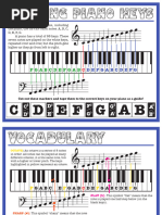 Piano Key Frequency Reference Guide | PDF