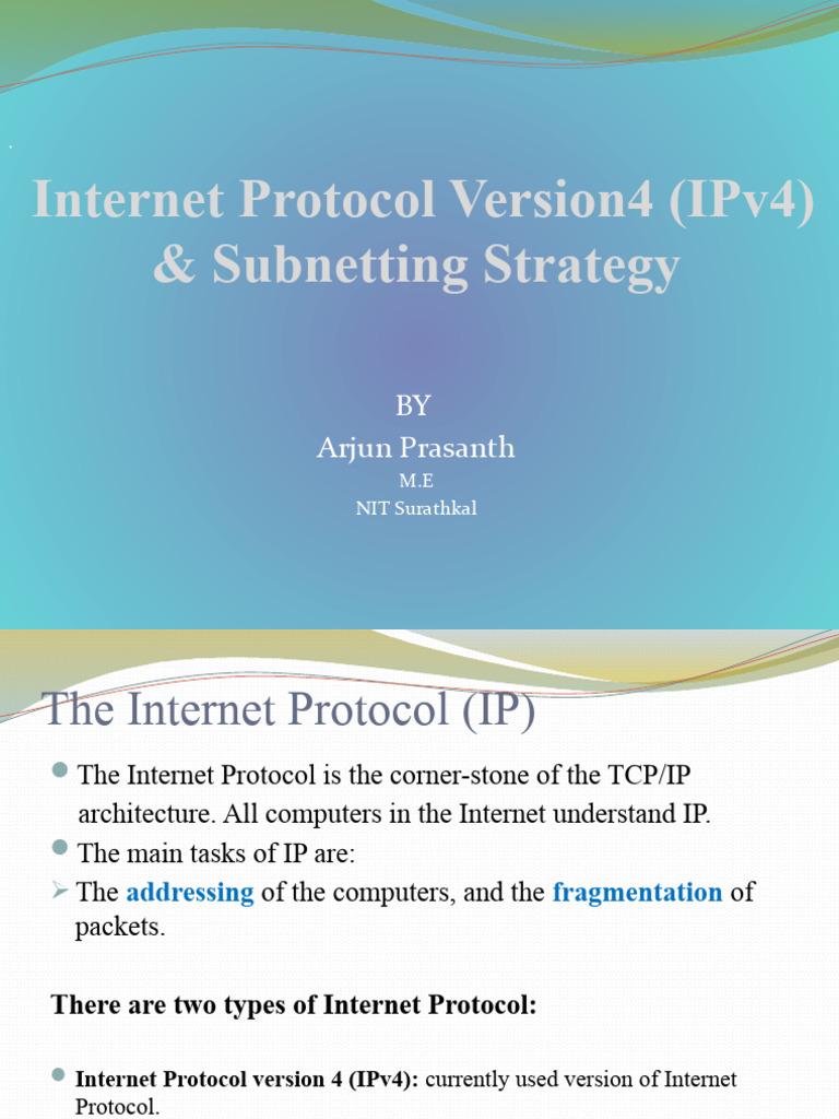Ip Addressing and Subnetting | PDF | Ip Address | Internet Protocols