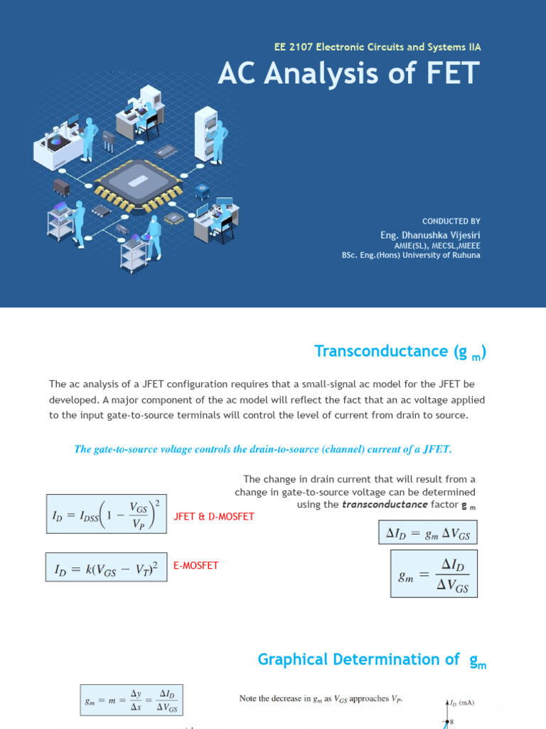 AC Analysis of Field Effect Transformers | PDF | Field Effect Transistor | Mosfet