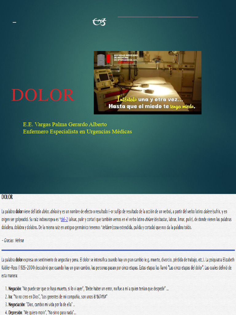 Dolor | PDF | Dolor | Analgésico