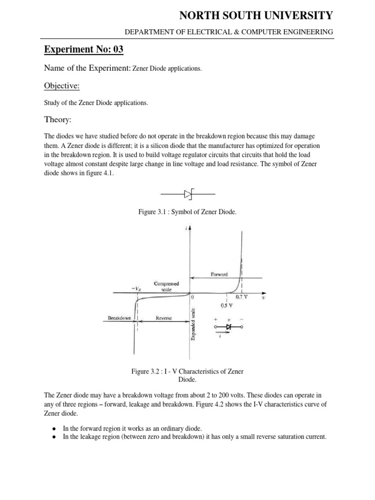 EEE 111 Lab Manual 3 Updated | PDF | Diode | Electrical Network