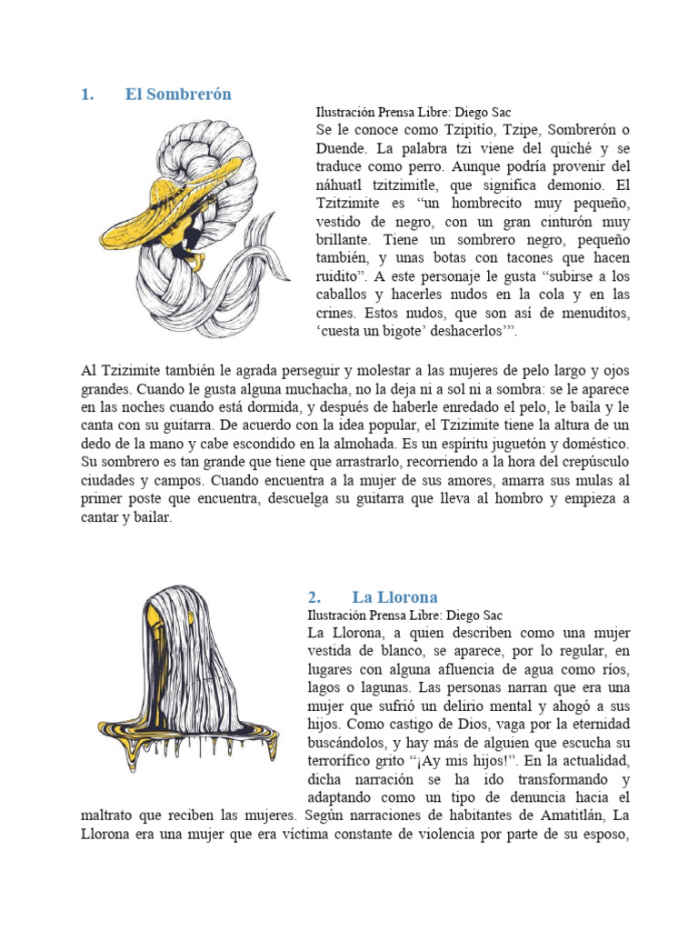 5 leyendas de Guatemala | PDF