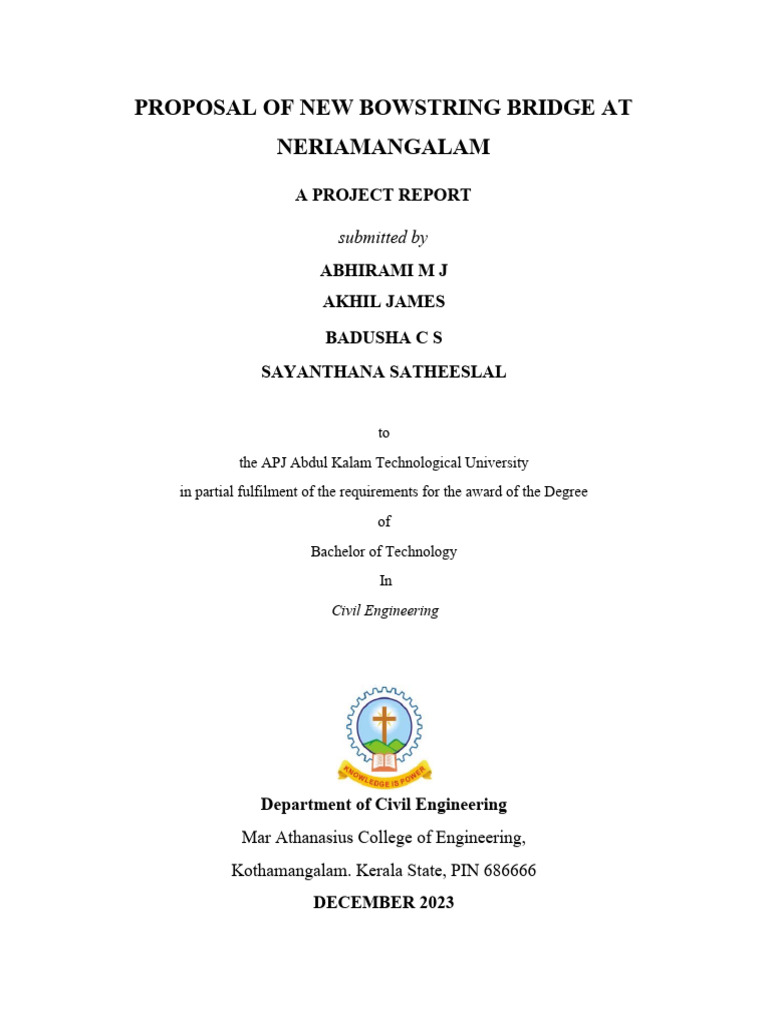 s7 Project Report | PDF | Truss | Structural Engineering