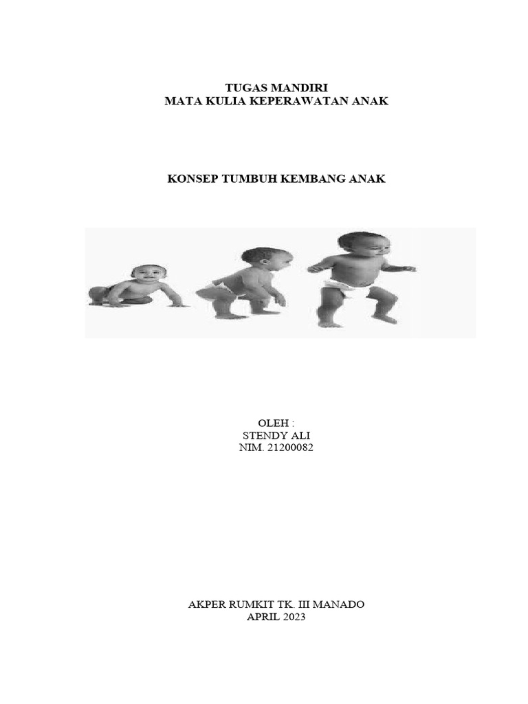 Stendy Ali Tugas Kep Anak | PDF