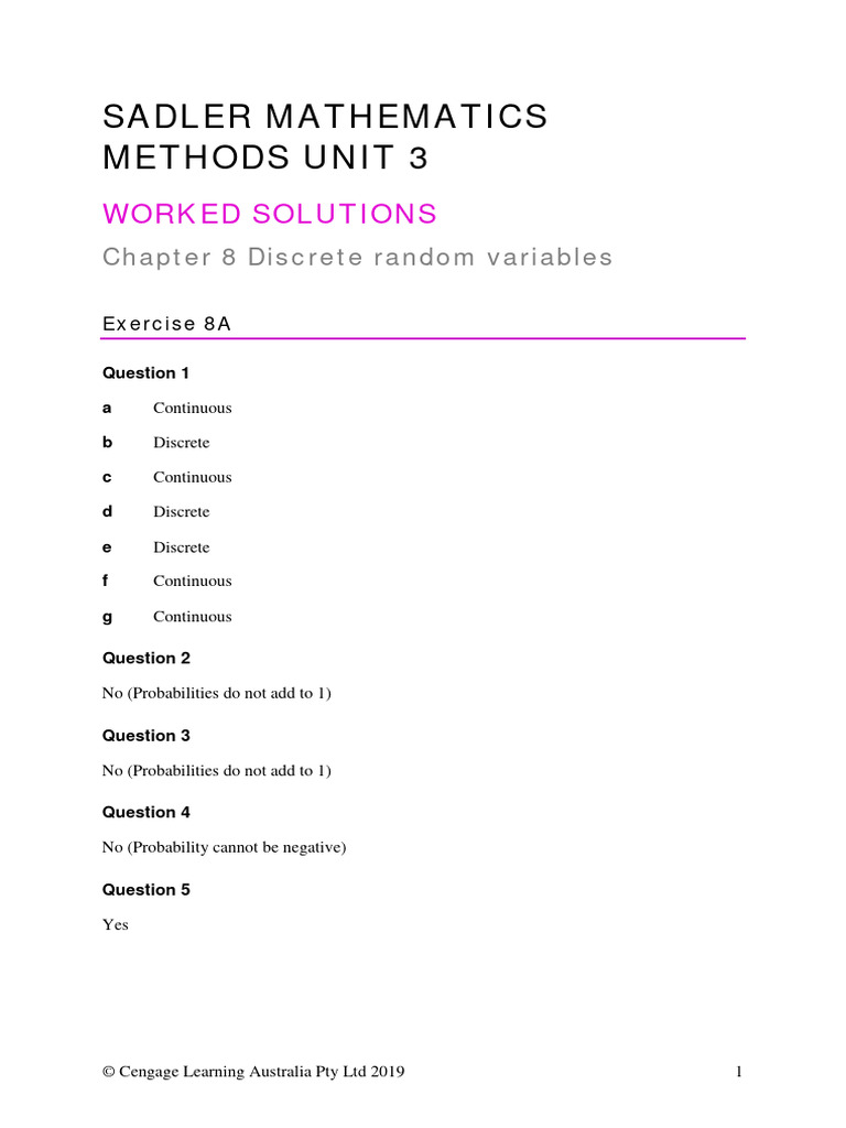 Chapter 8 DRV | PDF | Applied Mathematics | Mathematics
