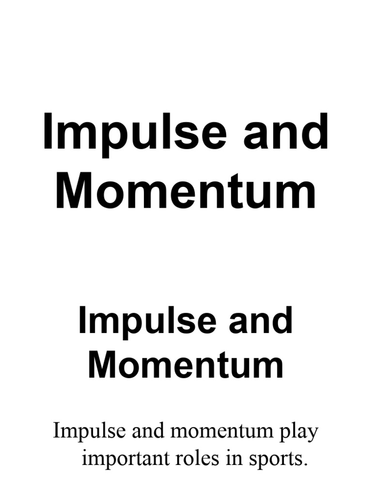 Impulse Momentum Theorem | PDF | Collision | Force