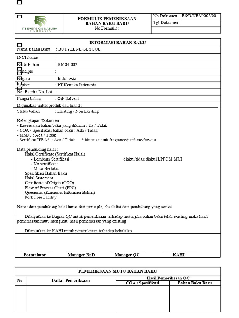 NRM - Butylene Glycol | PDF