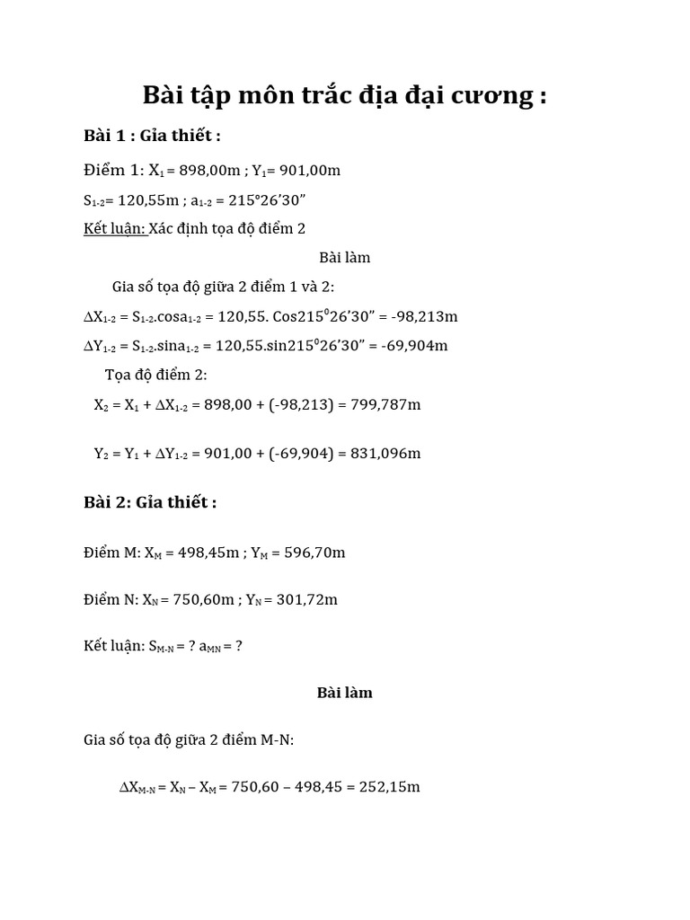 Baì I Tã Ì P Mã N trÄƒÌ - C Ä Iì A Ä Aì I cÆ°Æ¡ng | PDF