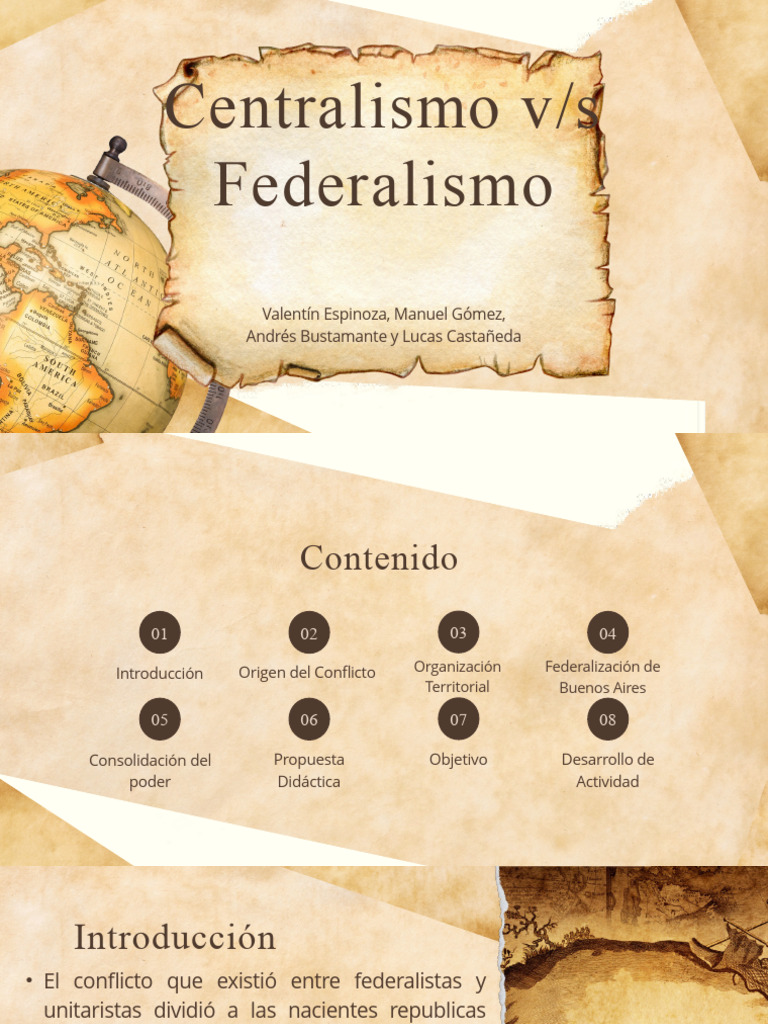 Unitarismo Vs Federalismo | Descargar gratis PDF | Federalismo | Maestros