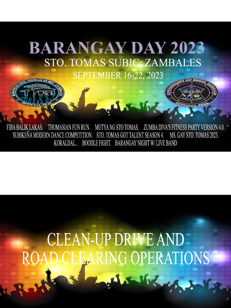 BARANGAY DAY 2023 | PDF