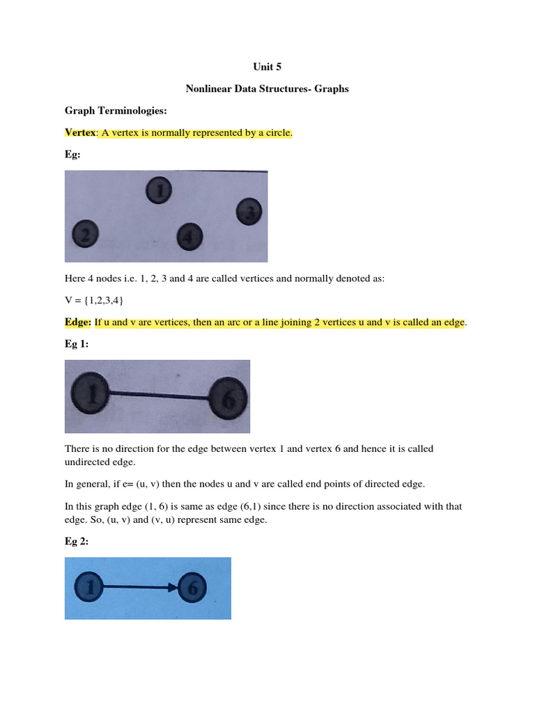 Unit 5(edited) | PDF | Vertex (Graph Theory) | Discrete Mathematics
