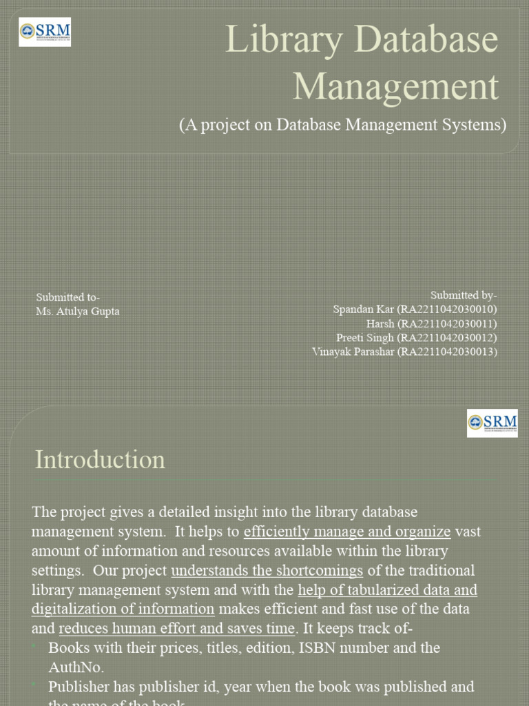Library Database Management2 | PDF | Relational Database | Libraries