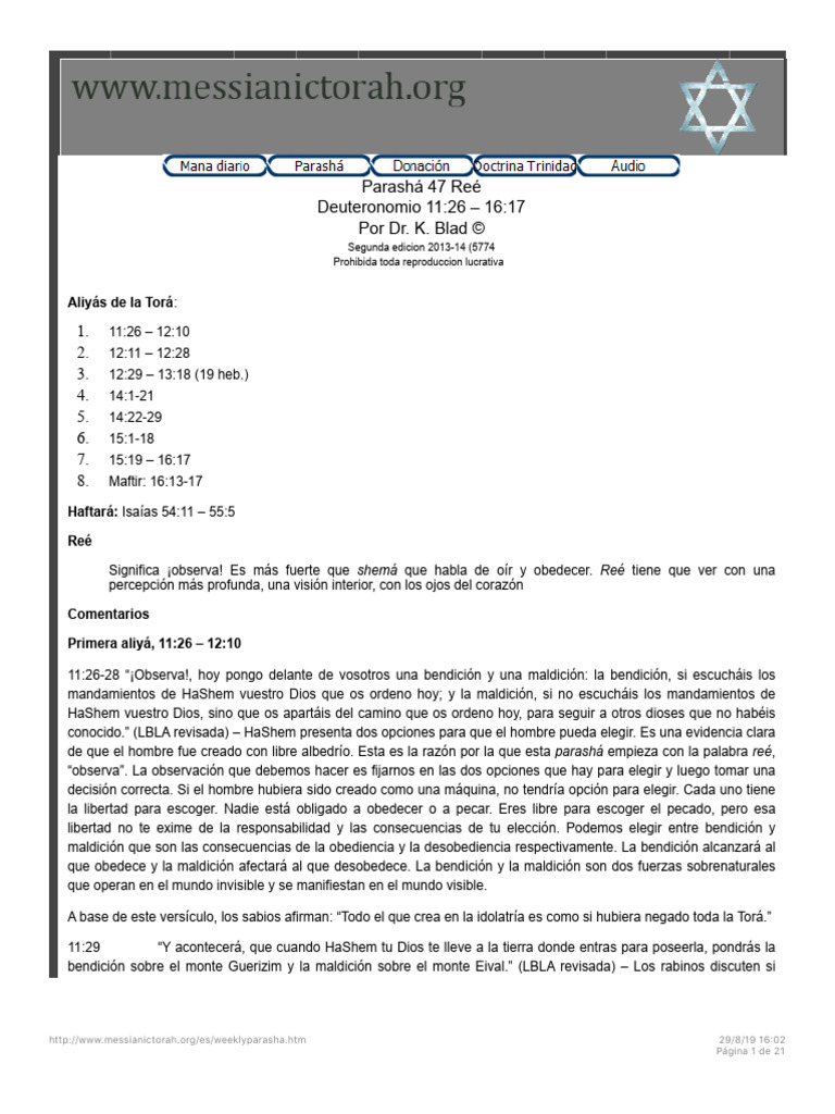 01-Parashat Bereshit Resumen | PDF | Cristo (título) | Jesús