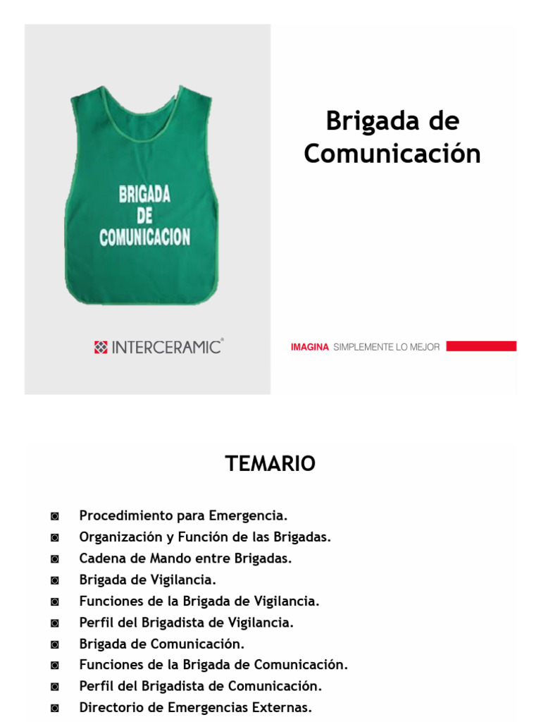 13 Brigadas De Comunicación Pdf