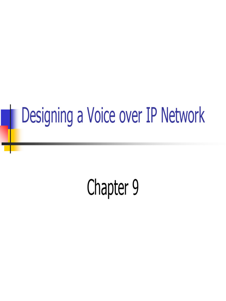 Chap9 | PDF | Voice Over Ip | Computer Network