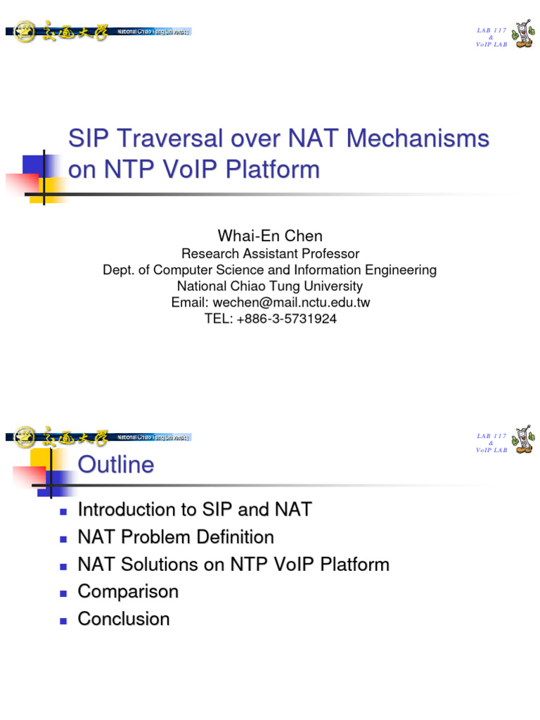 SIP Traversal Over NAT | Download Free PDF | Session Initiation Protocol | Port (Computer ...