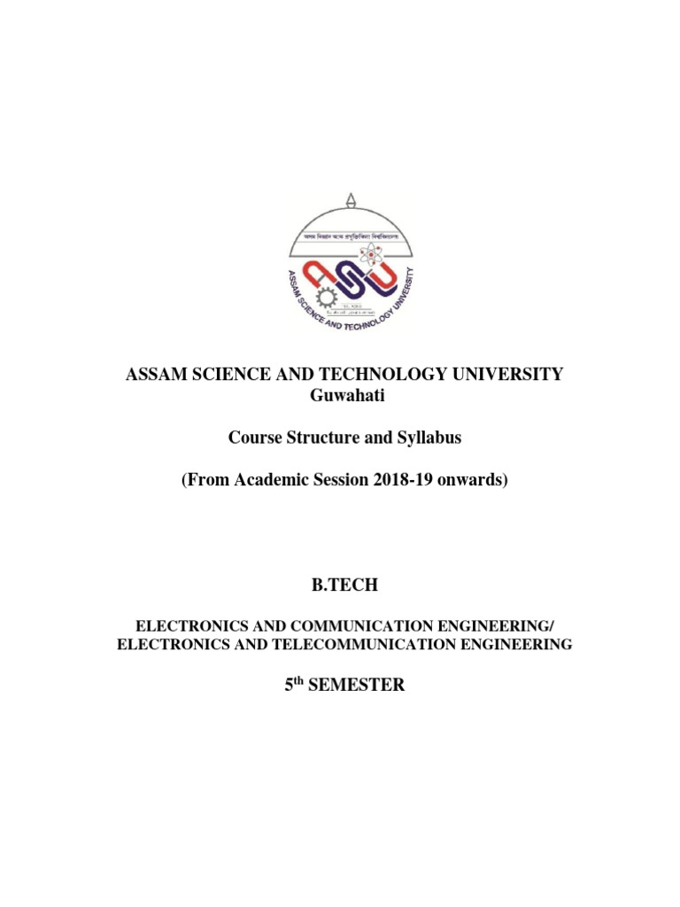 B.Tech 5th Semester ECE/ETE Syllabus | PDF | Modulation | Computer Network