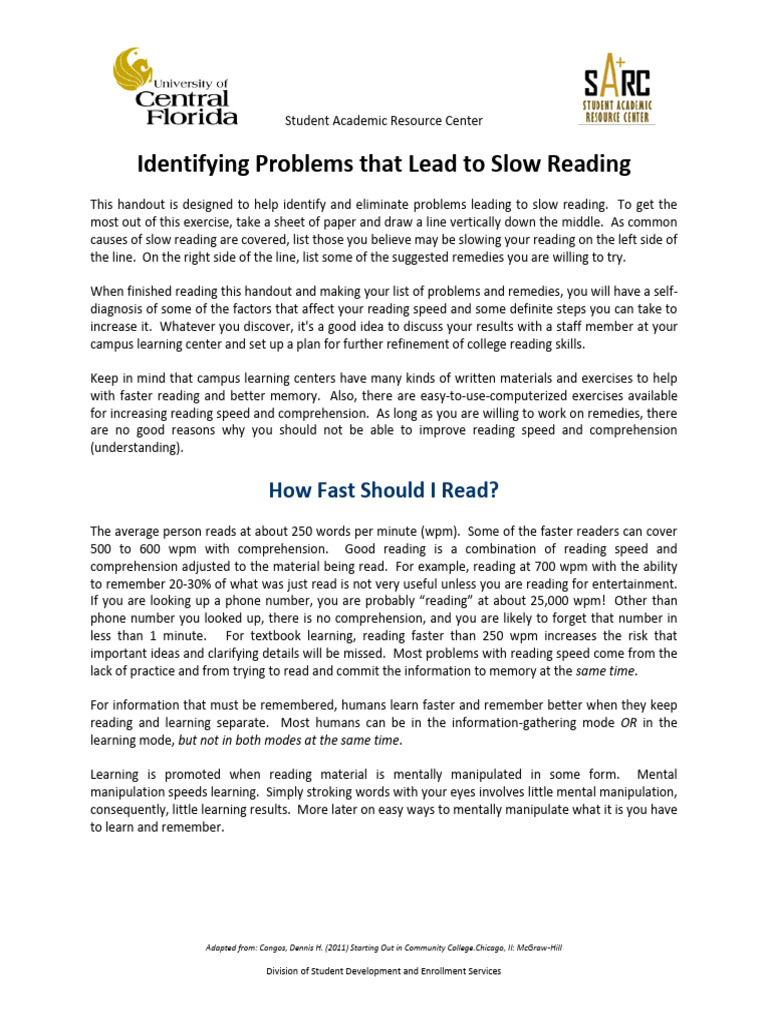 Identifying Problems That Lead11 | PDF | Reading Comprehension | Vocabulary