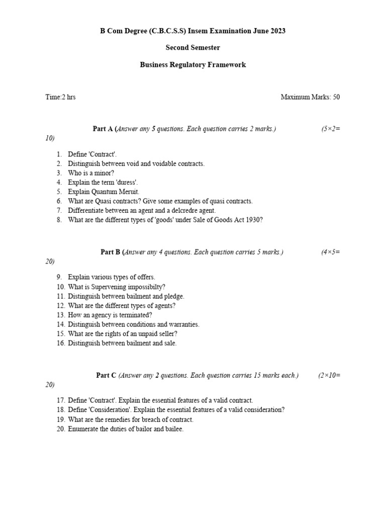 BRF Question Paper May 18 | PDF