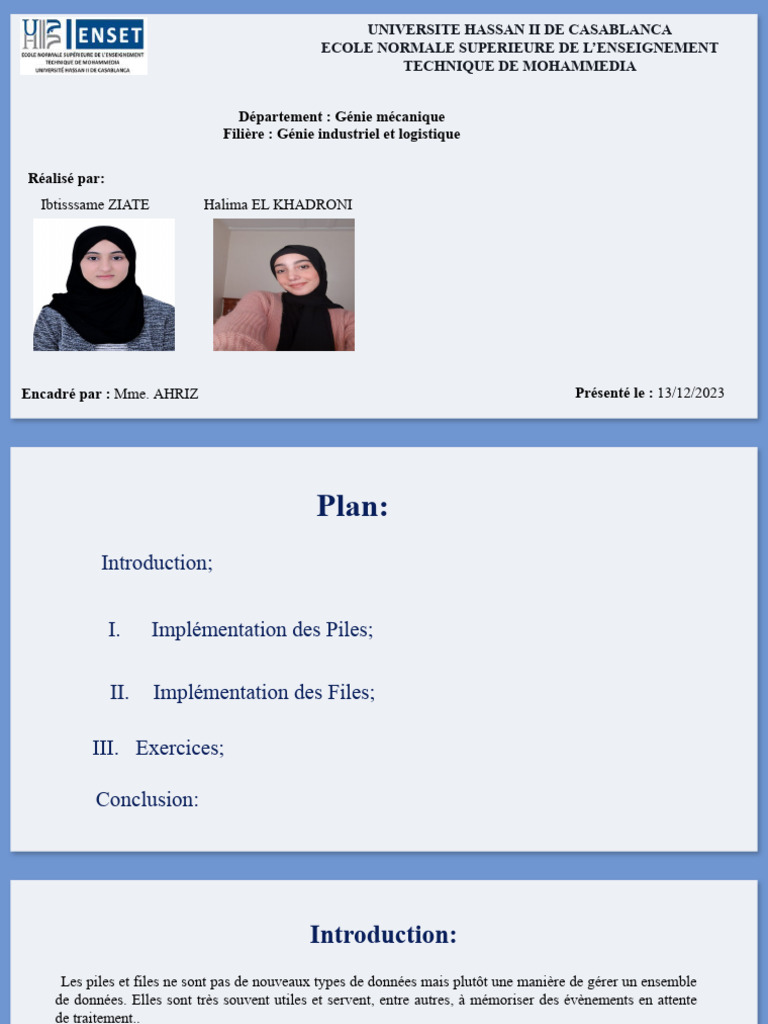 Piles Et Files Algo | PDF | Booléen | Informatique