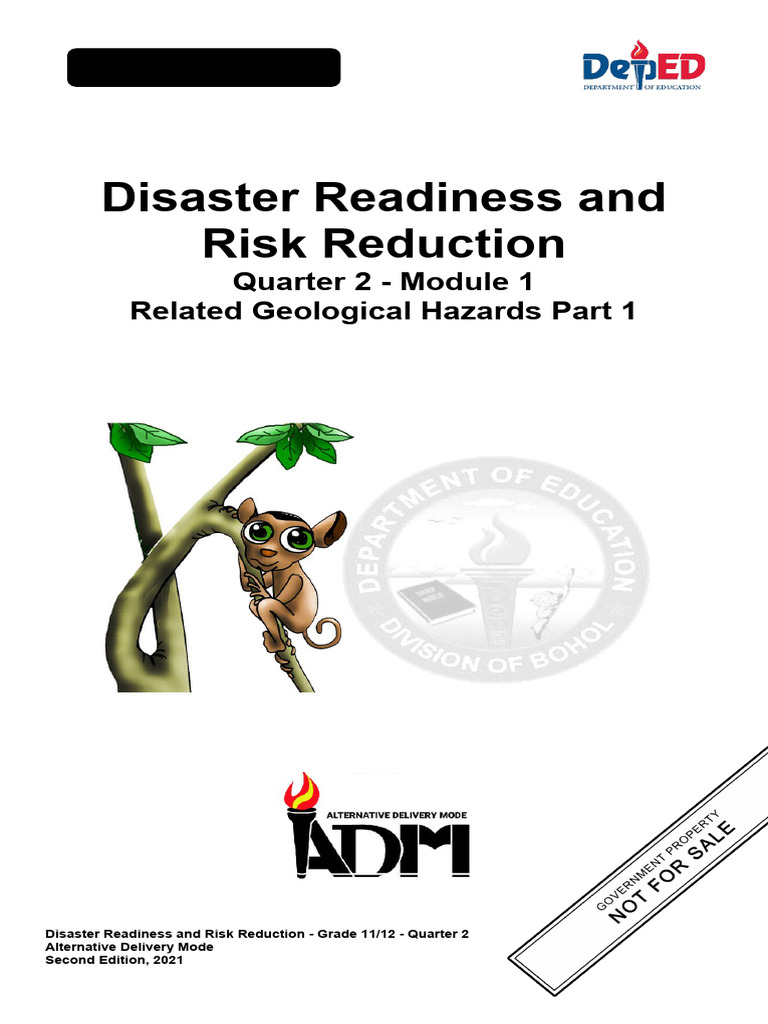 DRRR_Q2_MODULE 1 | PDF | Sinkhole | Landslide