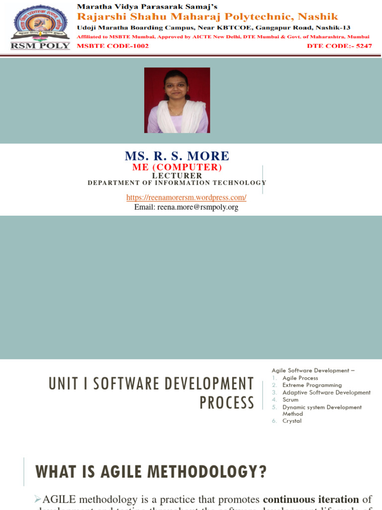 Agile Software Development Guide | PDF | Software Development Process | Agile Software Development