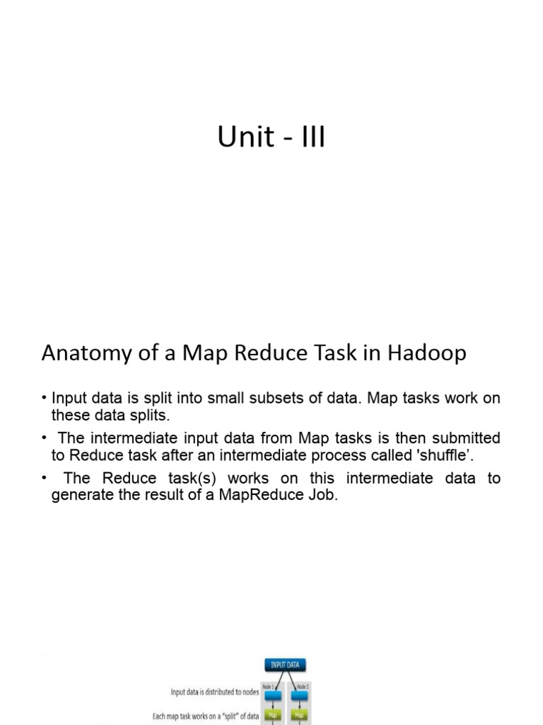 Unit Iii Pdf Map Reduce Apache Hadoop 7981