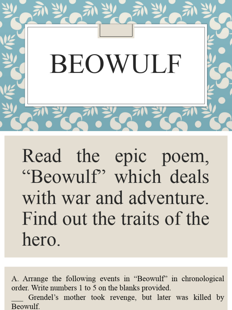 Beowulf | PDF